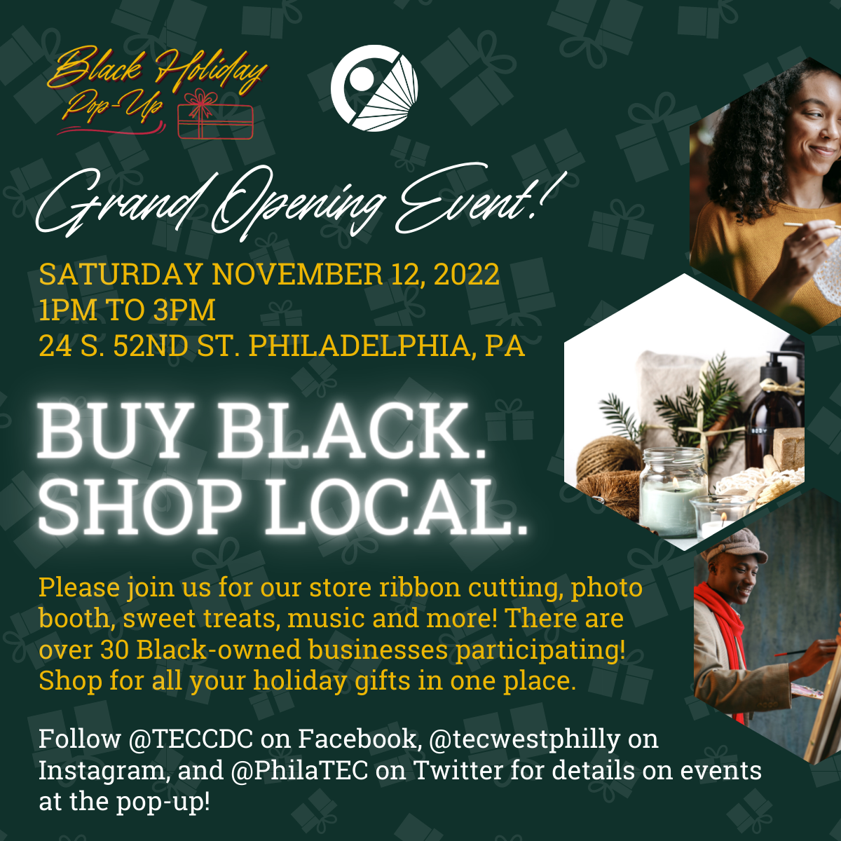 Black Holiday Pop-Up Grand Opening | The Enterprise Center